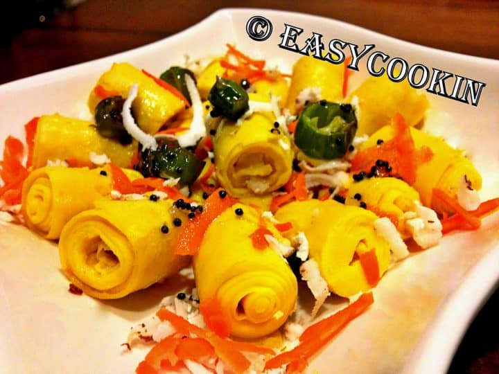 Khandvi Recipe | How to Make Khandvi (Chickpea Flour Rollups)