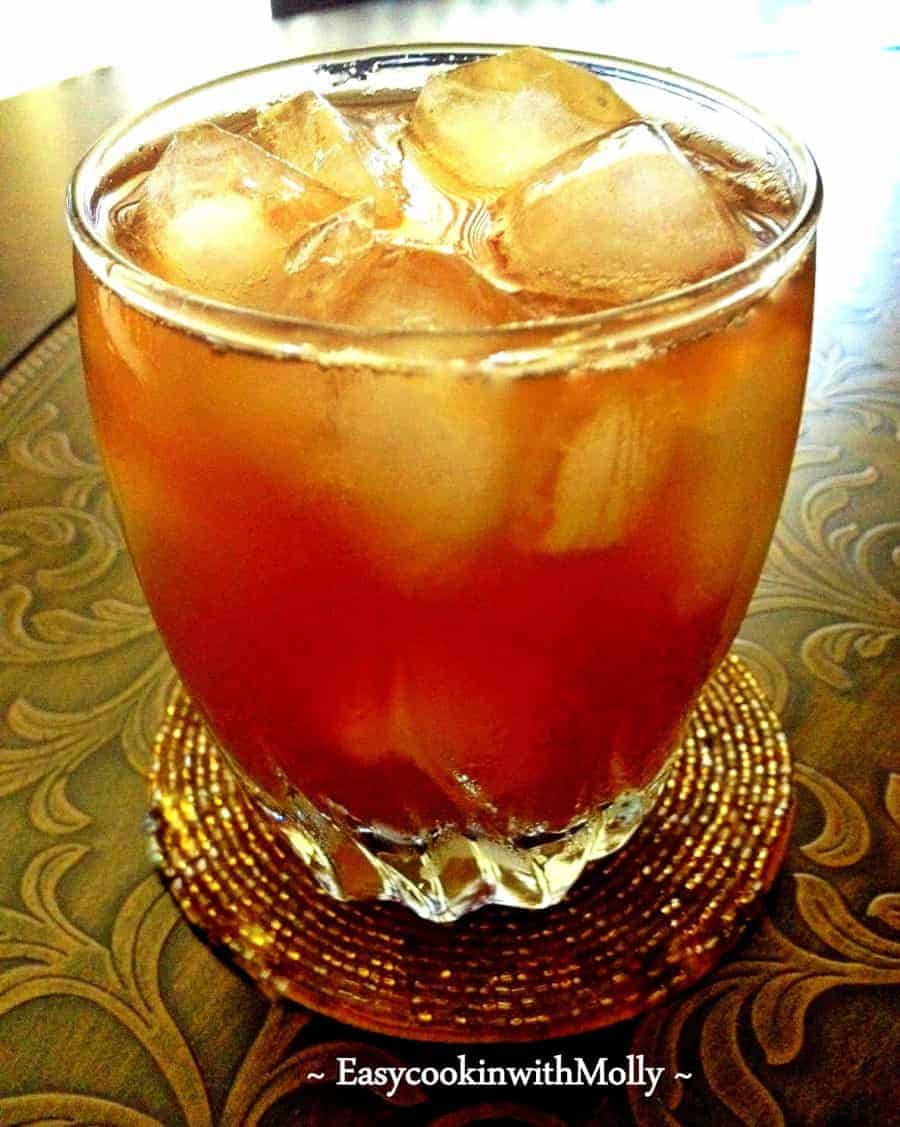 Homemade Peach Green Tea (Easy recipe - V+GF)