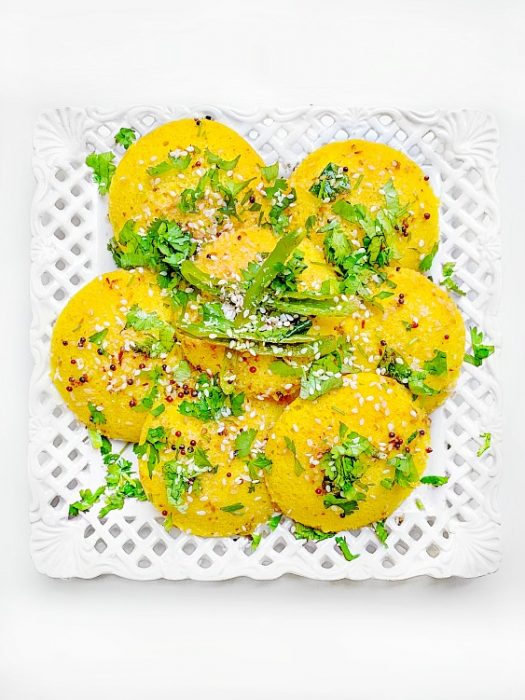 Idli Dhokla (Instant Dhokla Recipe) Glutenfree + Vegan