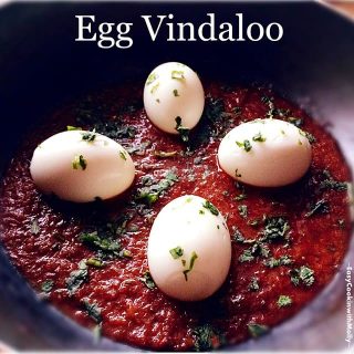 Egg Vindaloo - Spicy Egg Curry Recipe (Fusion Recipe)