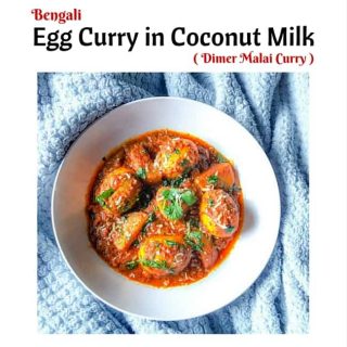 Bengali Egg Curry - Dimer Dalna #ketorecipe #coconutmilk