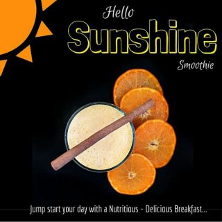 Hello Sunshine Smoothie (Orange Smoothie)