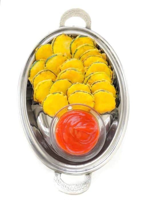 Chickpea Zucchini Pakora Fritters - Zucchini Crisps (GF+V)