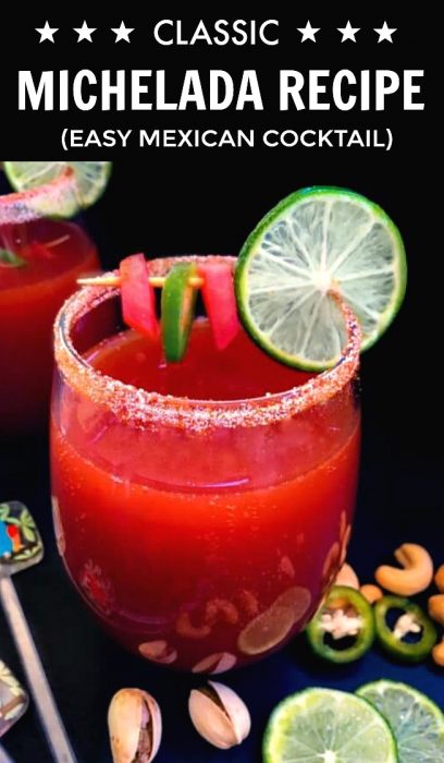 Michelada Recipe (Classic Mexican Drink) using Tomato Juice