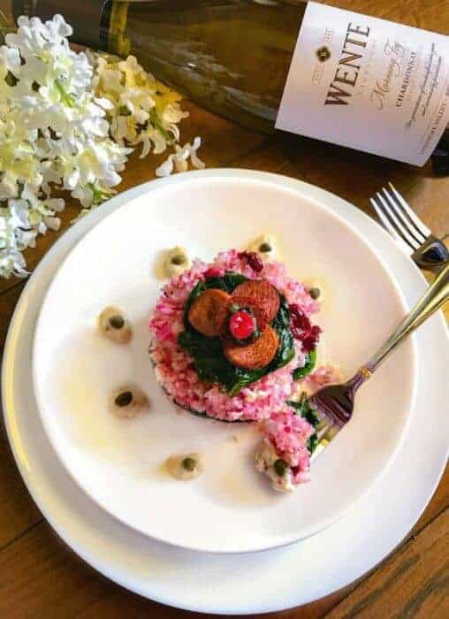 Cranberry and Turkey Risotto in Brown Butter Sauce