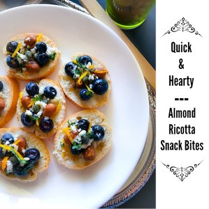 Quick and Hearty Almond – Ricotta Snack Bites (No Cook Recipe)