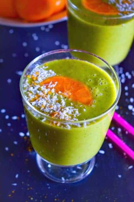 Loaded Immunity Boosting Smoothie - using matcha, turmeric