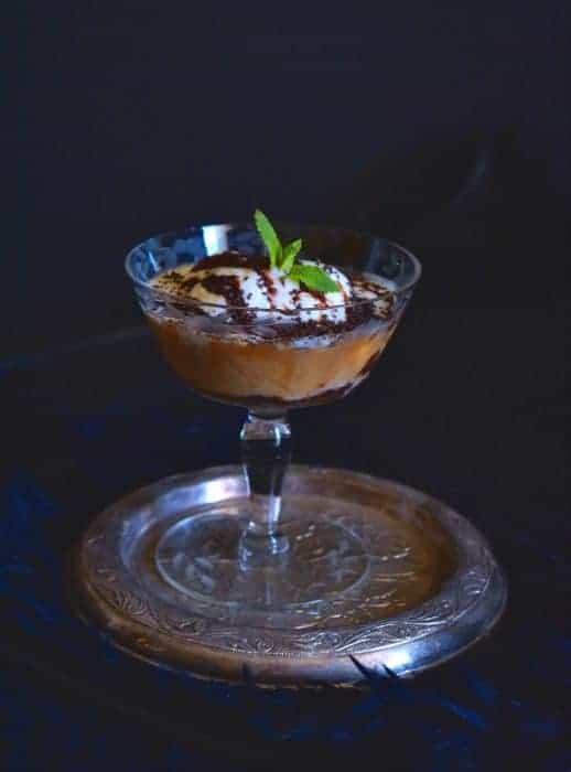 Bourbon Saffron Tea Affogato (Dragonstone Affogato)