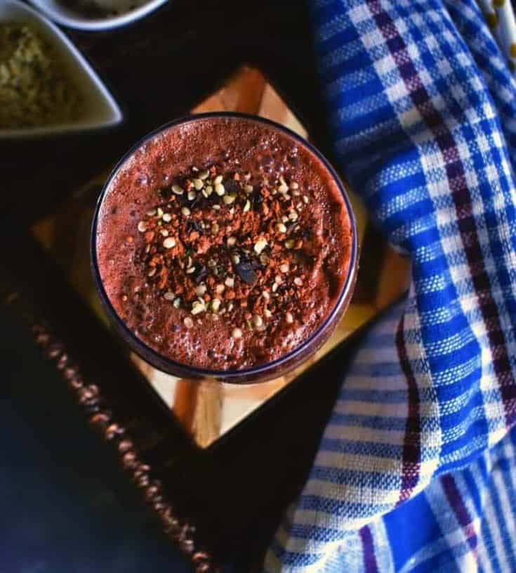 Chocolate - Maca Smoothie - Its Vegan & Glutenfree