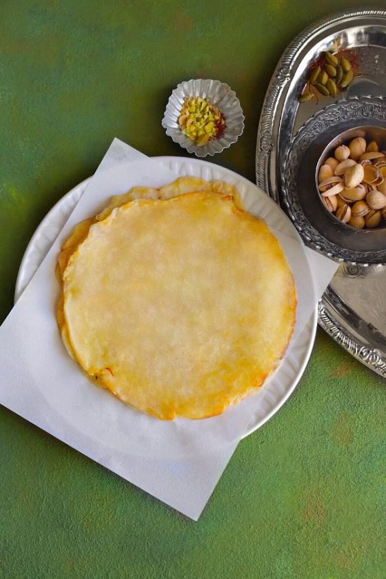 Patishapta Recipe (Saffron-Cardamom Indian Rice Crepes) #holidessert