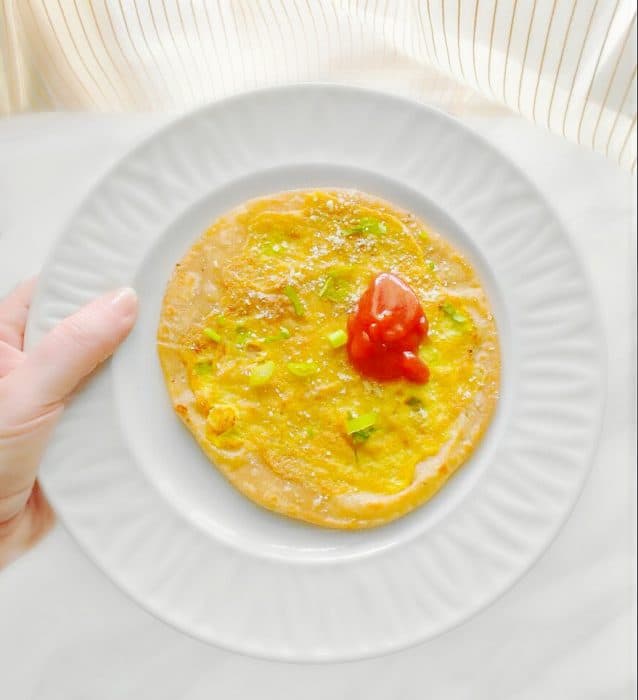 Anda Paratha - Egg Paratha (Egg Layered Indian Flatbread)