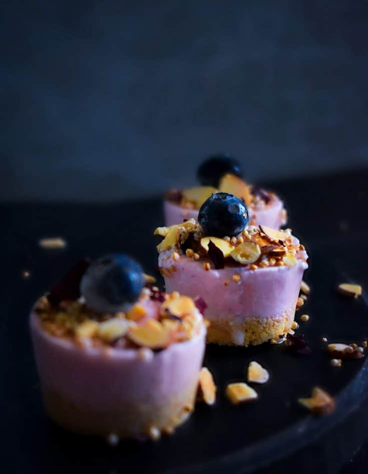 Frozen Strawberry Smoothie Cup - Vegan + Glutenfree