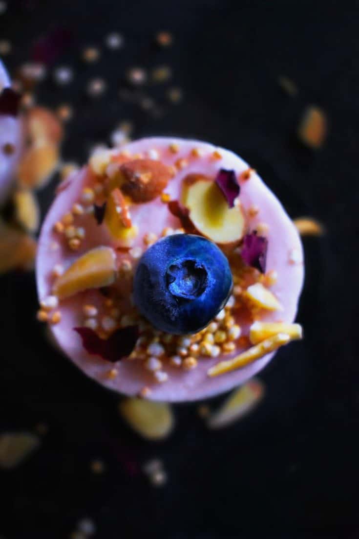 Frozen Strawberry Smoothie Cup - Vegan + Glutenfree