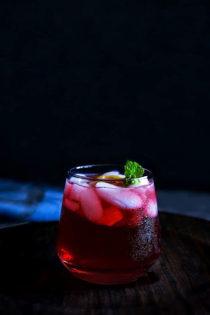 Hibiscus Gin Fizz Recipe (Using Steviva) #KetoRecipe