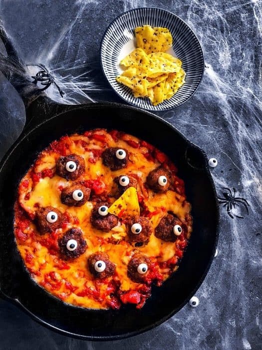 Cheesy Monster Dip (15 Minutes & Glutenfree Recipe) #halloween