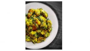 Soya Saag Aloo Recipe (Indian Potatoes Dill Recipe)