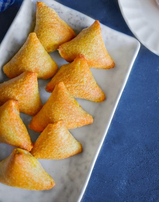 Bread Samosa Recipe - Fried, Baked and Air Fryer Version