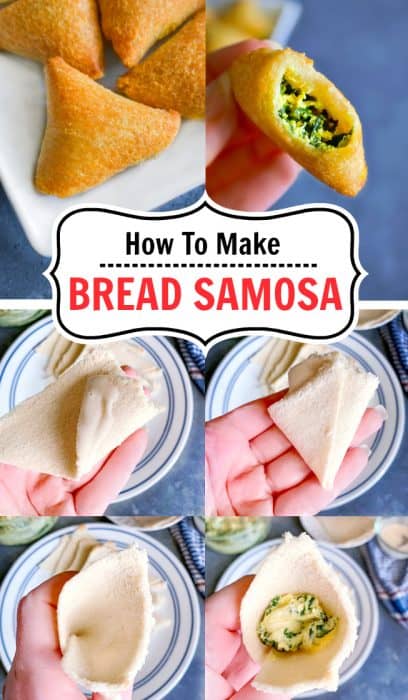 Bread Samosa Recipe - Fried, Baked and Air Fryer Version