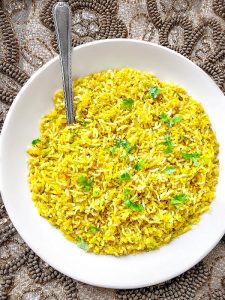 Turmeric Broccoli Fried Rice - 10 Minutes Vegan Meal