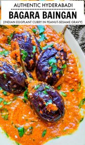 Hyderabadi Bagara Baingan Recipe - Indian Eggplant Curry