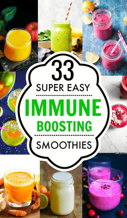 33 Immune Boosting Smoothies ~ Using Everyday Ingredients