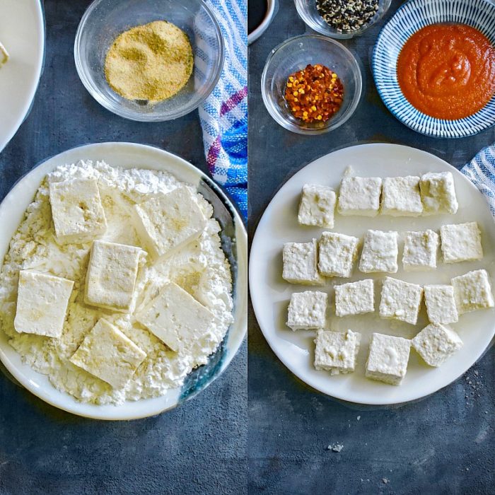 Firecracker Tofu ( Sweet Spicy Crispy Tofu Recipe )