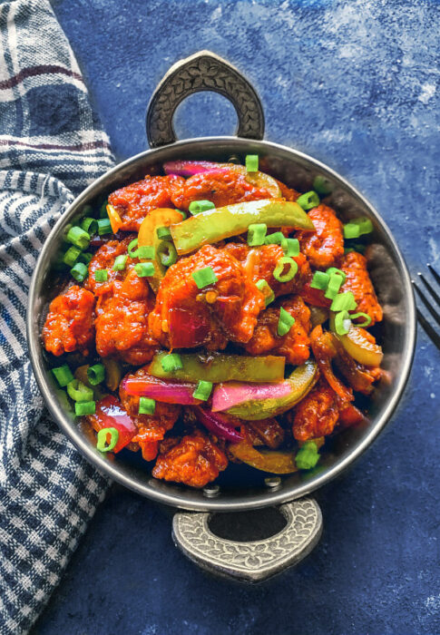 Easy Indian Chilli Chicken Recipe - Light Indo Chinese Dish
