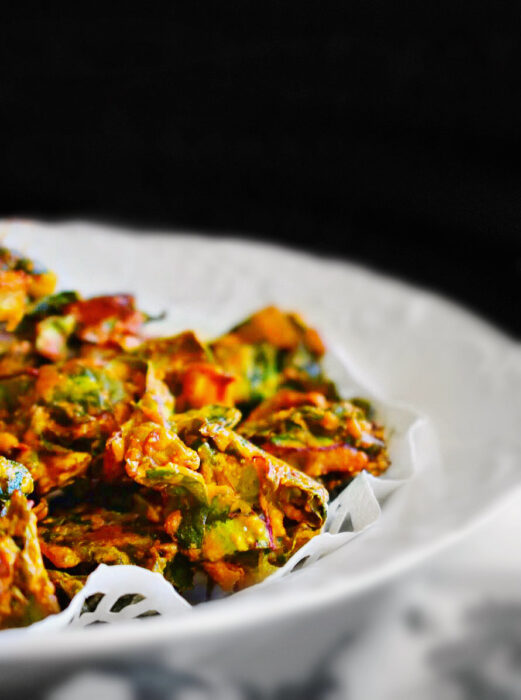 Beetroot Greens Fritters (Chukandar Patte Pakora) V+GF