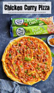 Indian Chicken Curry Pizza Recipe
