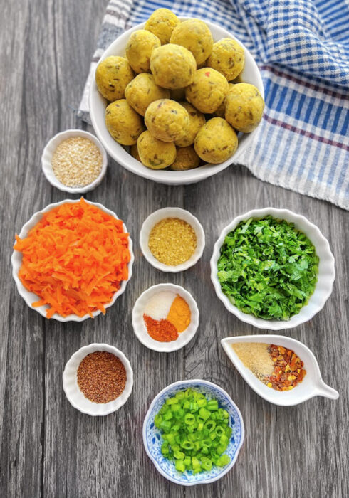 Dal ki Goli (Indian Lentil Balls) using Leftover Dal