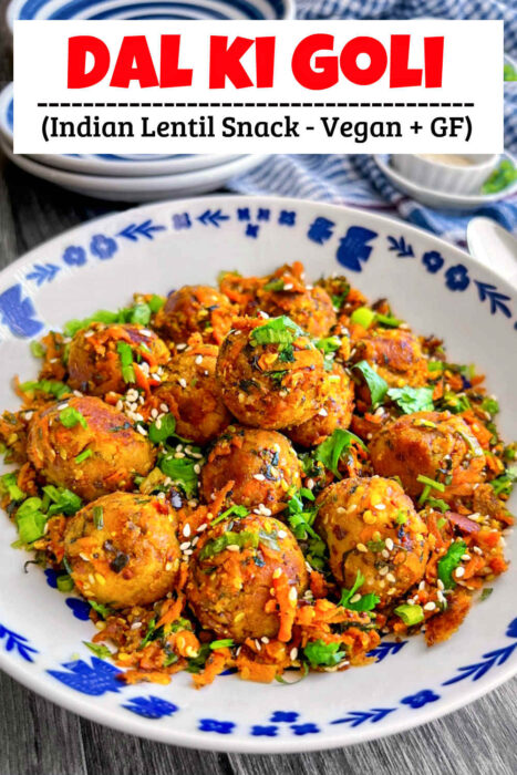 Dal ki Goli (Indian Lentil Balls) using Leftover Dal