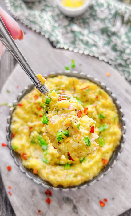 Indian Mashed Potatoes - Aloo Bharta (Mustard, Onion & Garlic)