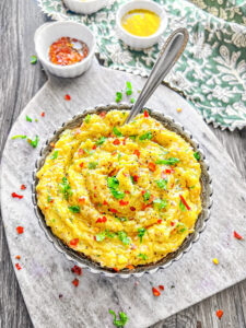 Indian Mashed Potatoes - Aloo Bharta (Mustard, Onion & Garlic)