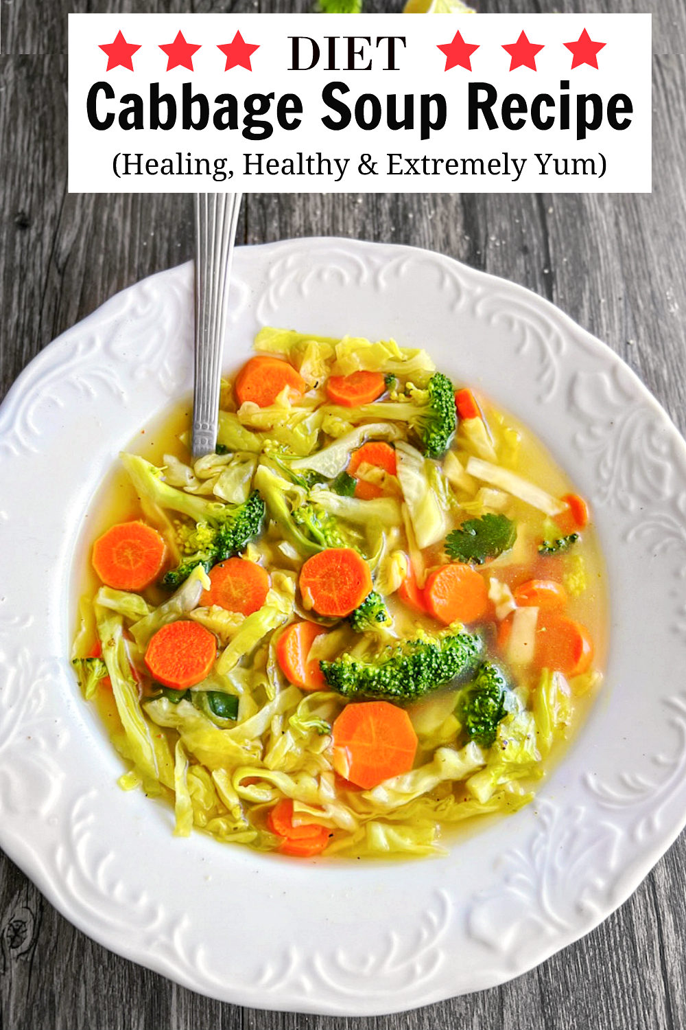 Diet Cabbage Soup Recipe Healing Vegan Glutenfree 