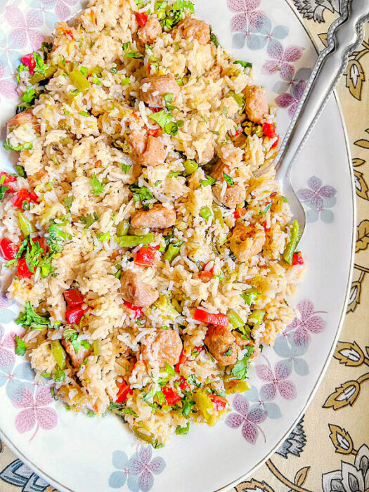 Pressure Cooker Veg Soya Chunks Pulao