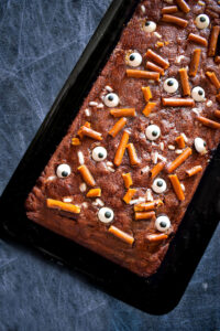Easy Halloween Monster Eye Cake Recipe (No Icing)