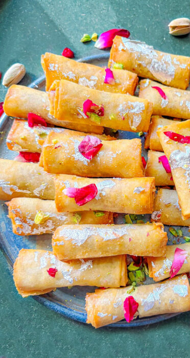 Sugar Free Gujiya Rolls Recipe (Step by Step + Video)